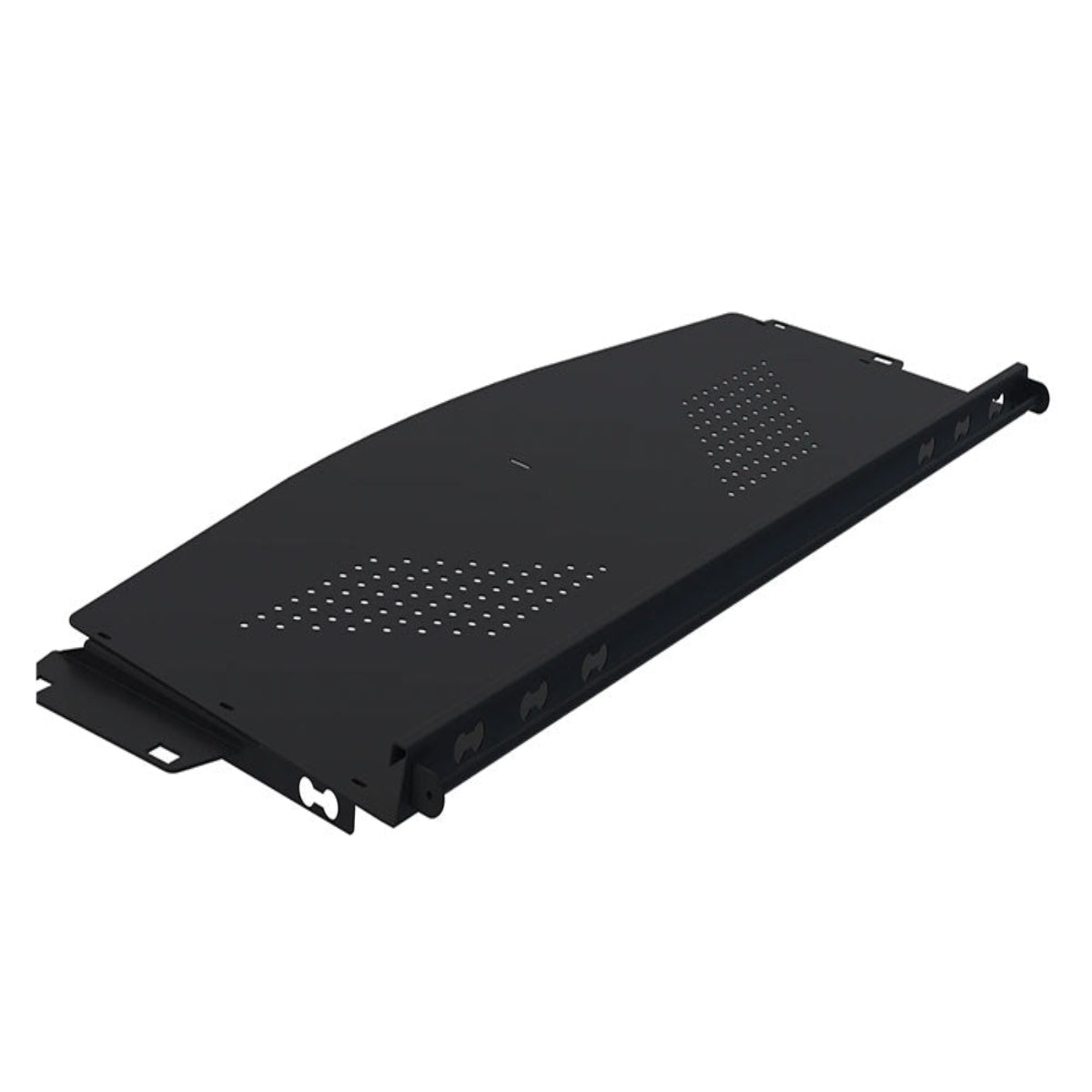 Headliner Shelf with Curtain Rod and Liner for Transit Vans